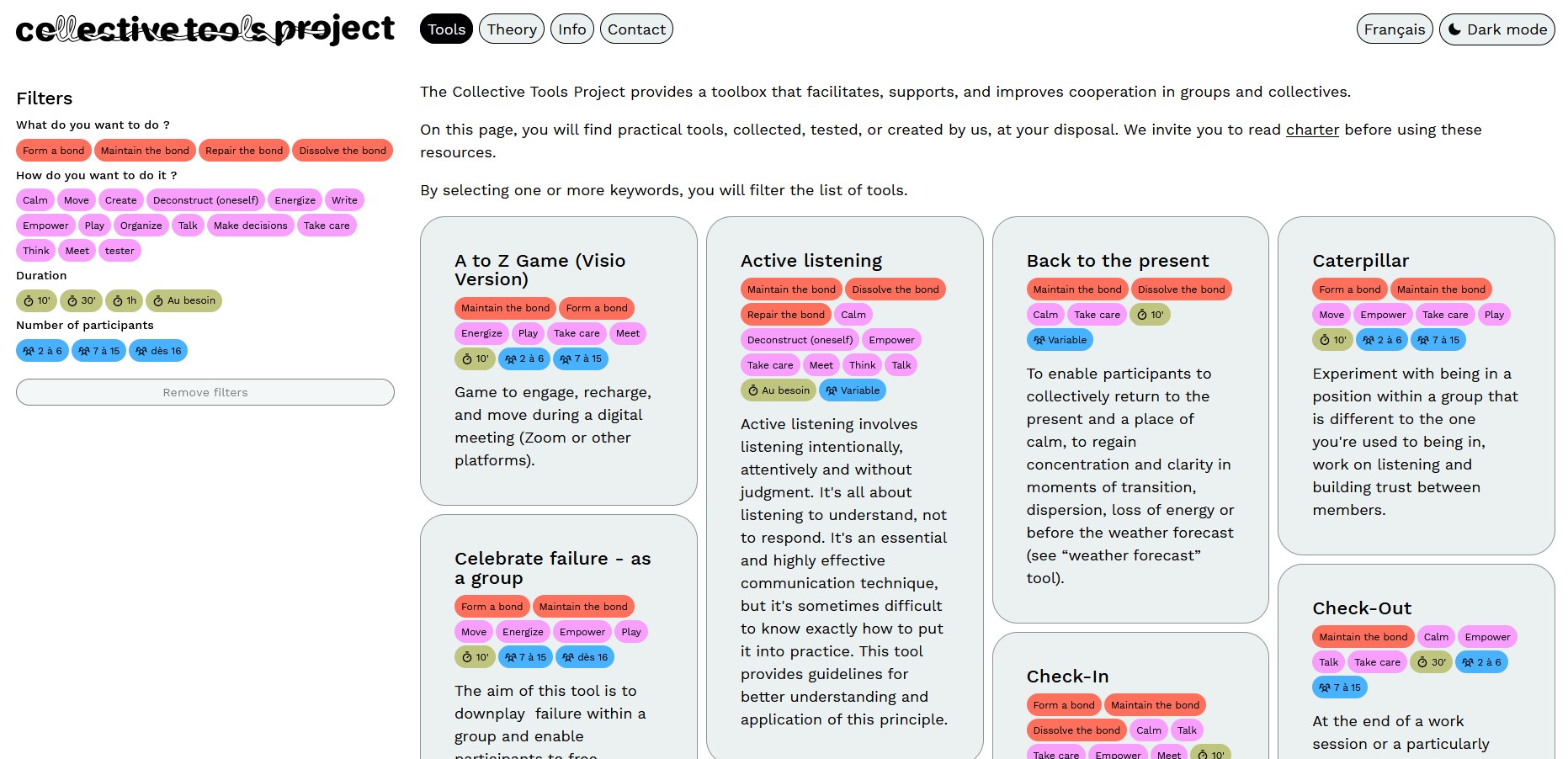 Cifas · Collective Tools Project